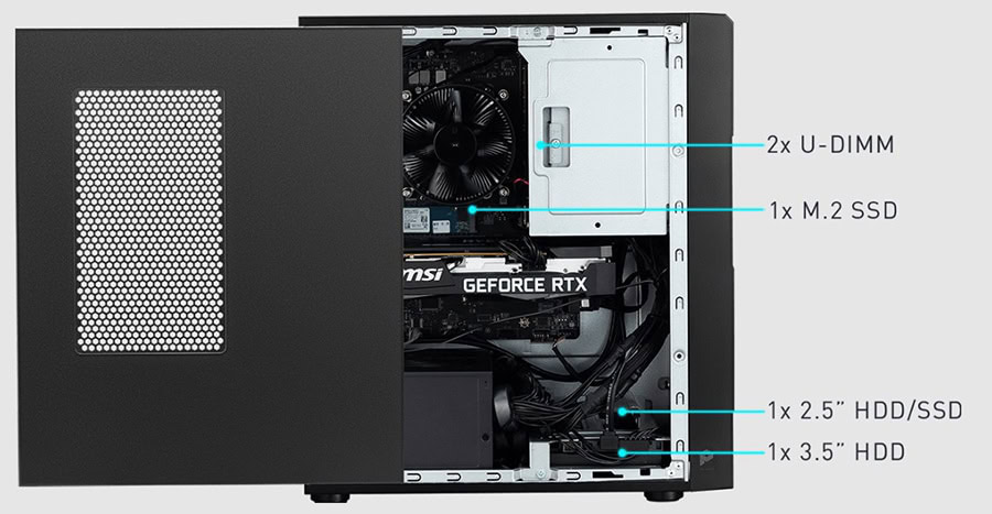 MSI PRO DP180 12-422XTR Masaüstü Bilgisayar - Laptop.Com.TR