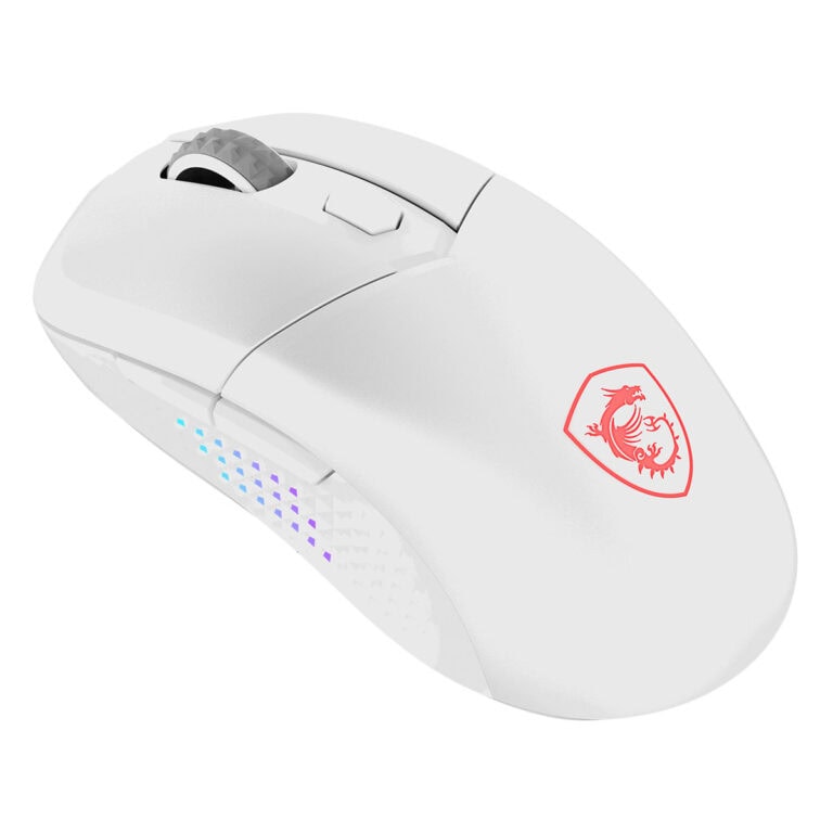 MSI VERSA 300 ELITE W White RGB Gaming Mouse - Laptop.Com.TR