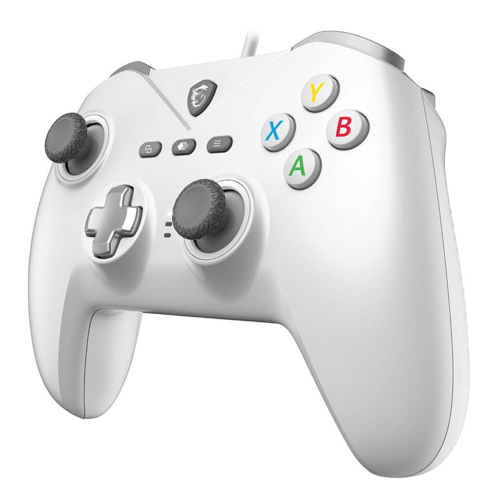 MSI FORCE GC200 WHITE Hall Effect Kablolu Gamepad - Laptop.Com.TR